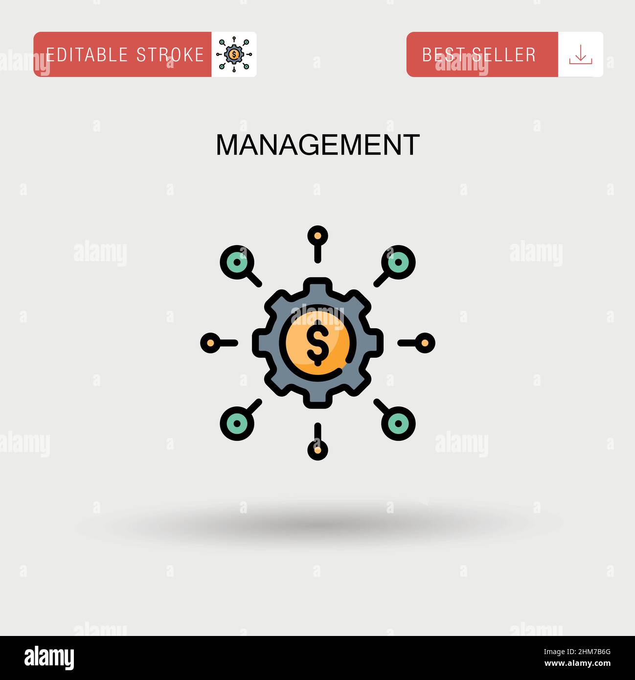 Management Simple vector icon Stock Vector Image & Art - Alamy