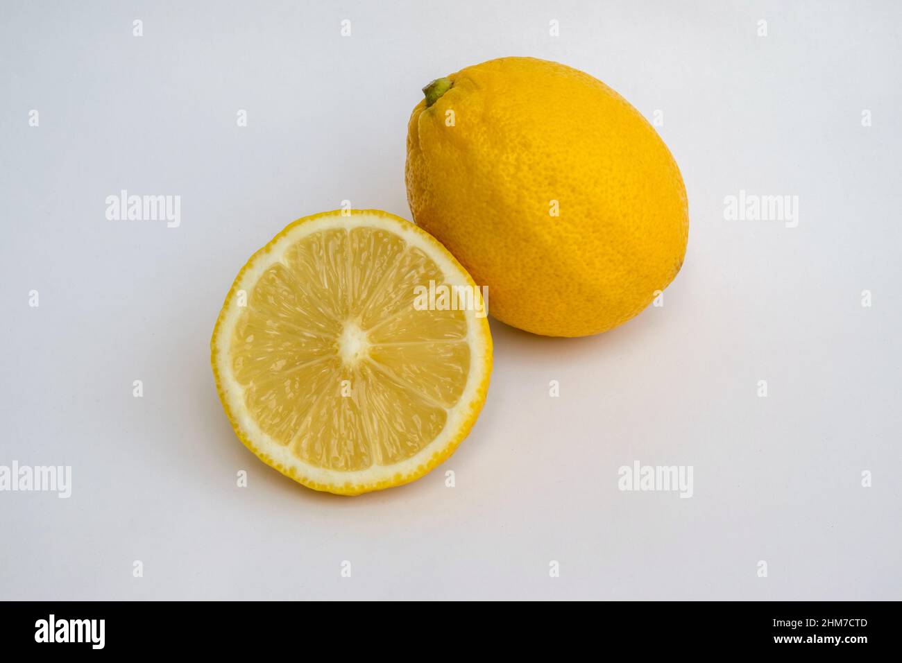 Lemon isolated on white background Stock Photo - Alamy
