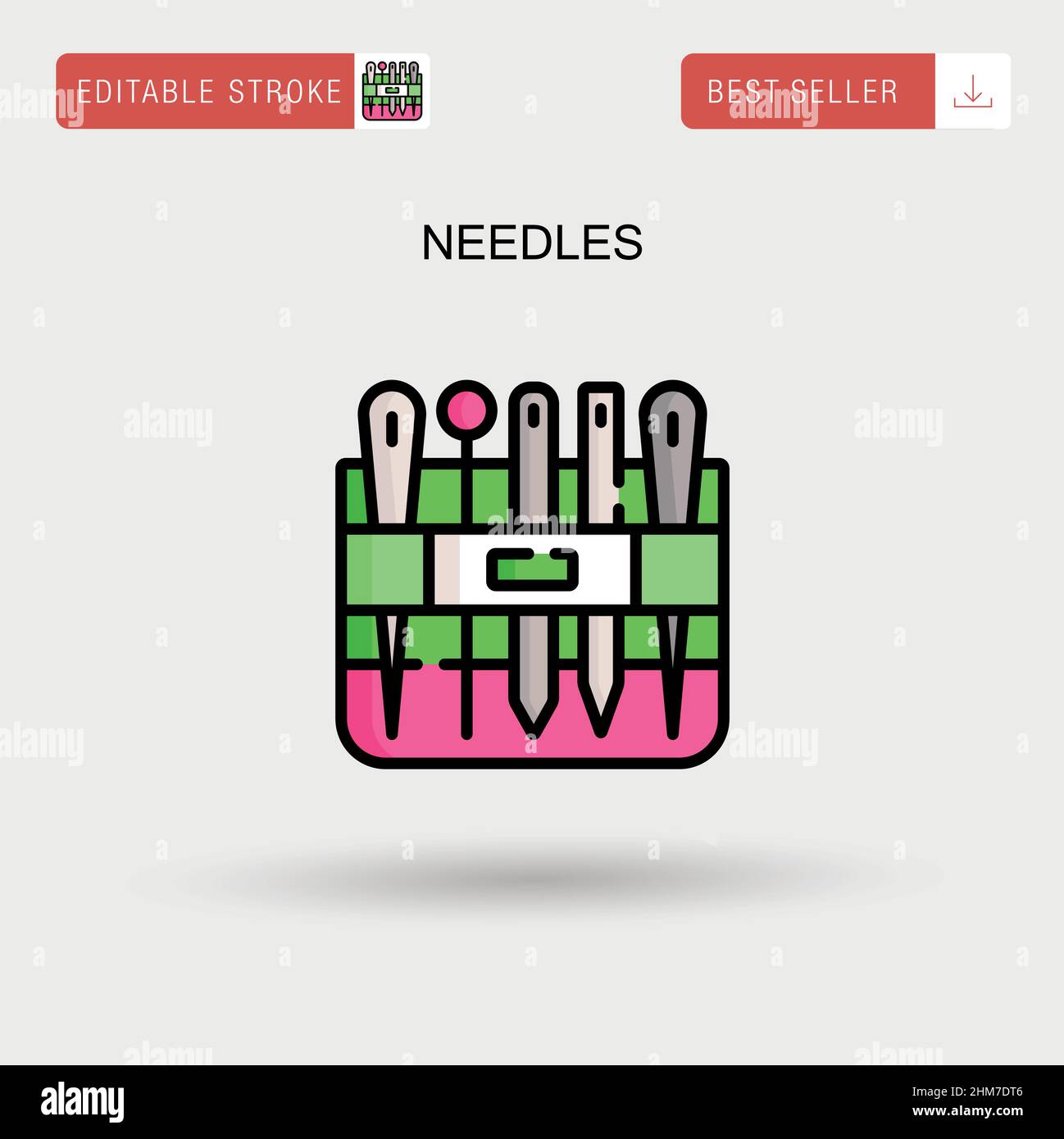 Injection needles Stock Vector Images - Alamy