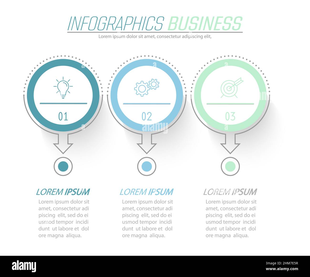 Infographics. Visualization of business data, projects, trainings ...