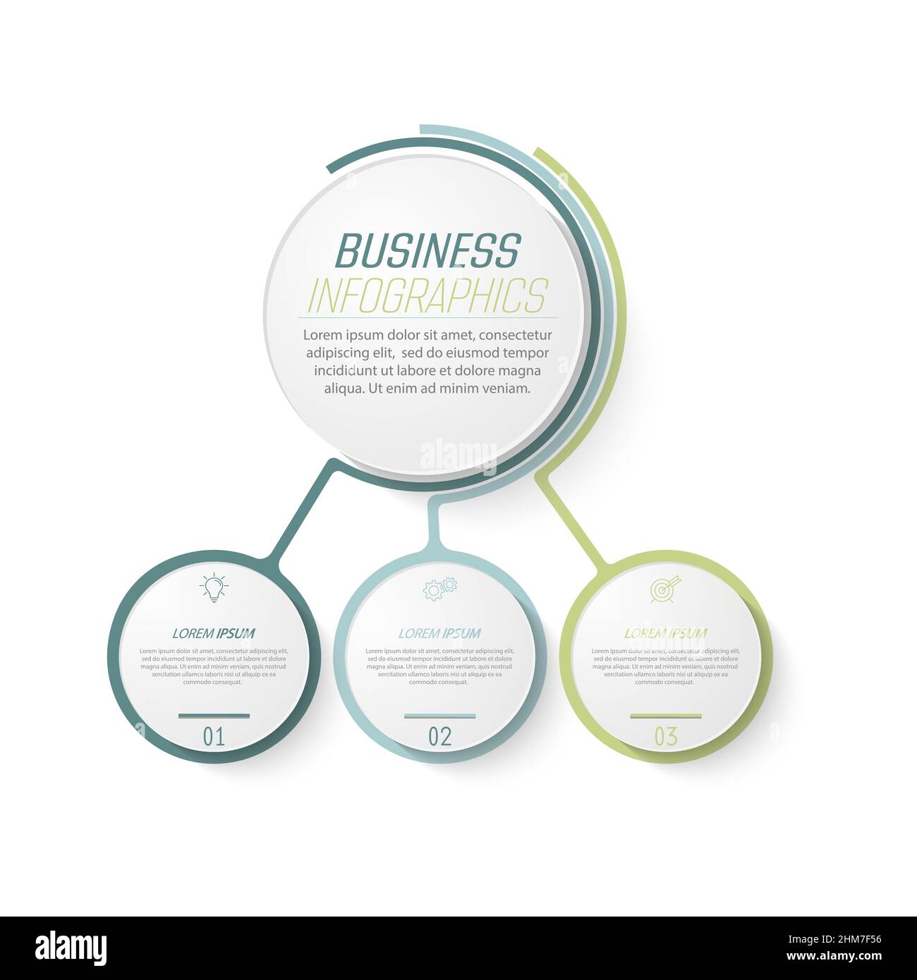 Infographics. Visualization of business data, projects, trainings ...