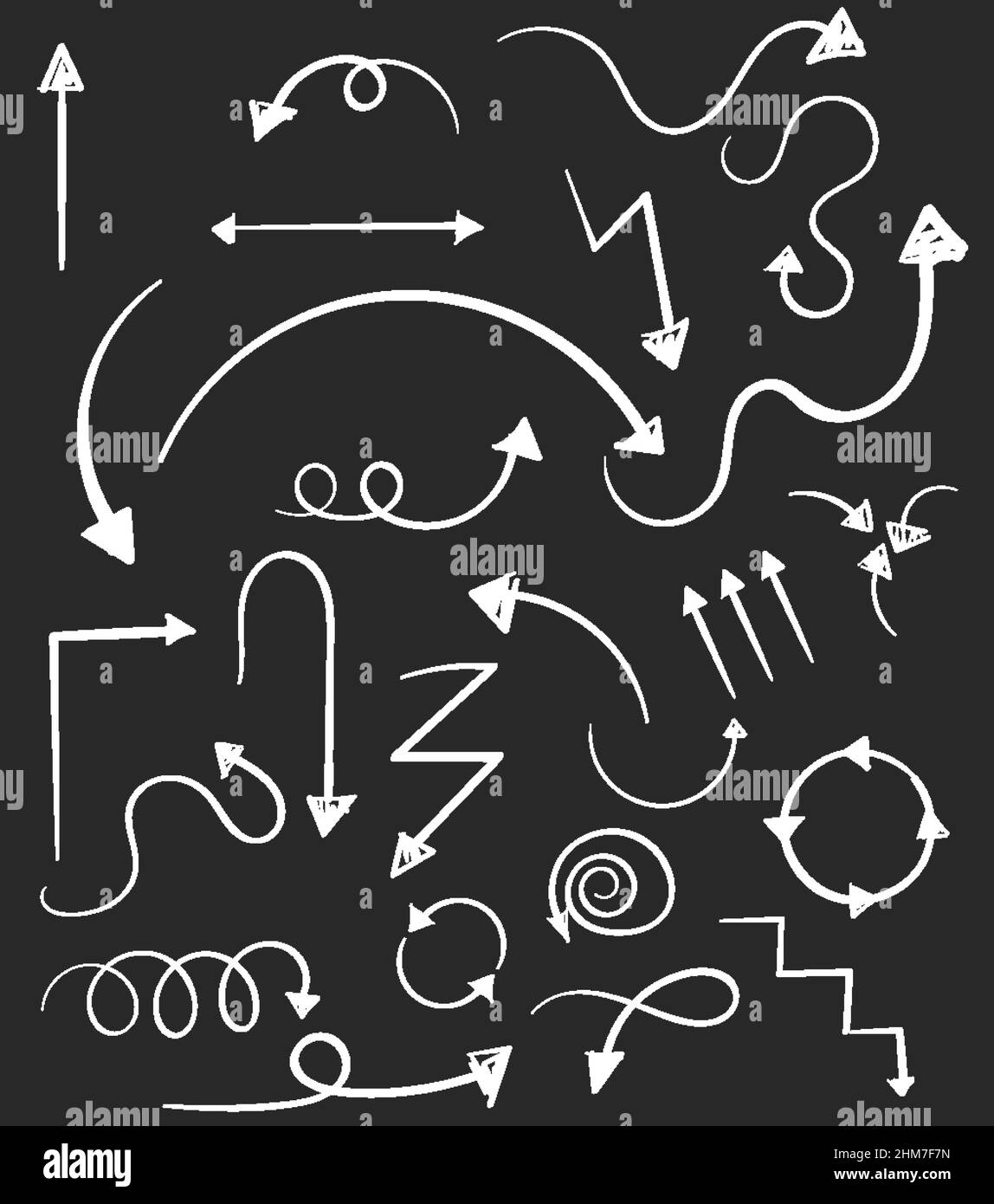 Hand drawn doodle icons set illustration Stock Vector Image & Art - Alamy