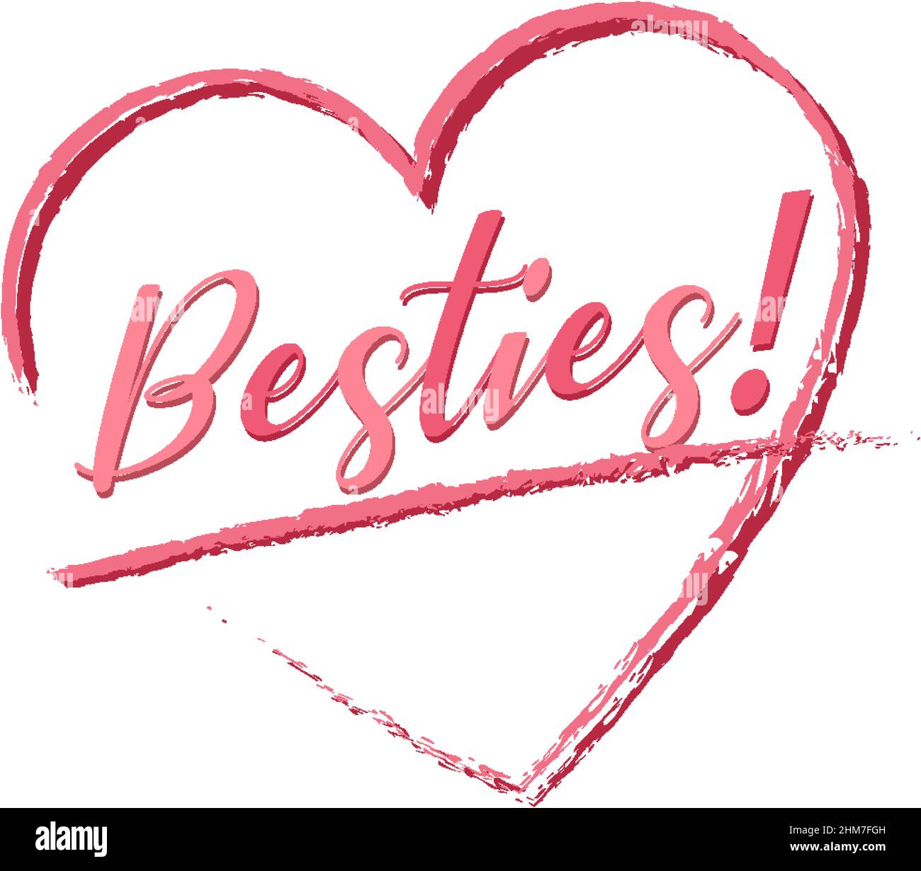 Besties word logo on white background illustration Stock Vector Image ... Besties word logo on white background illustration Stock Vector Image ...