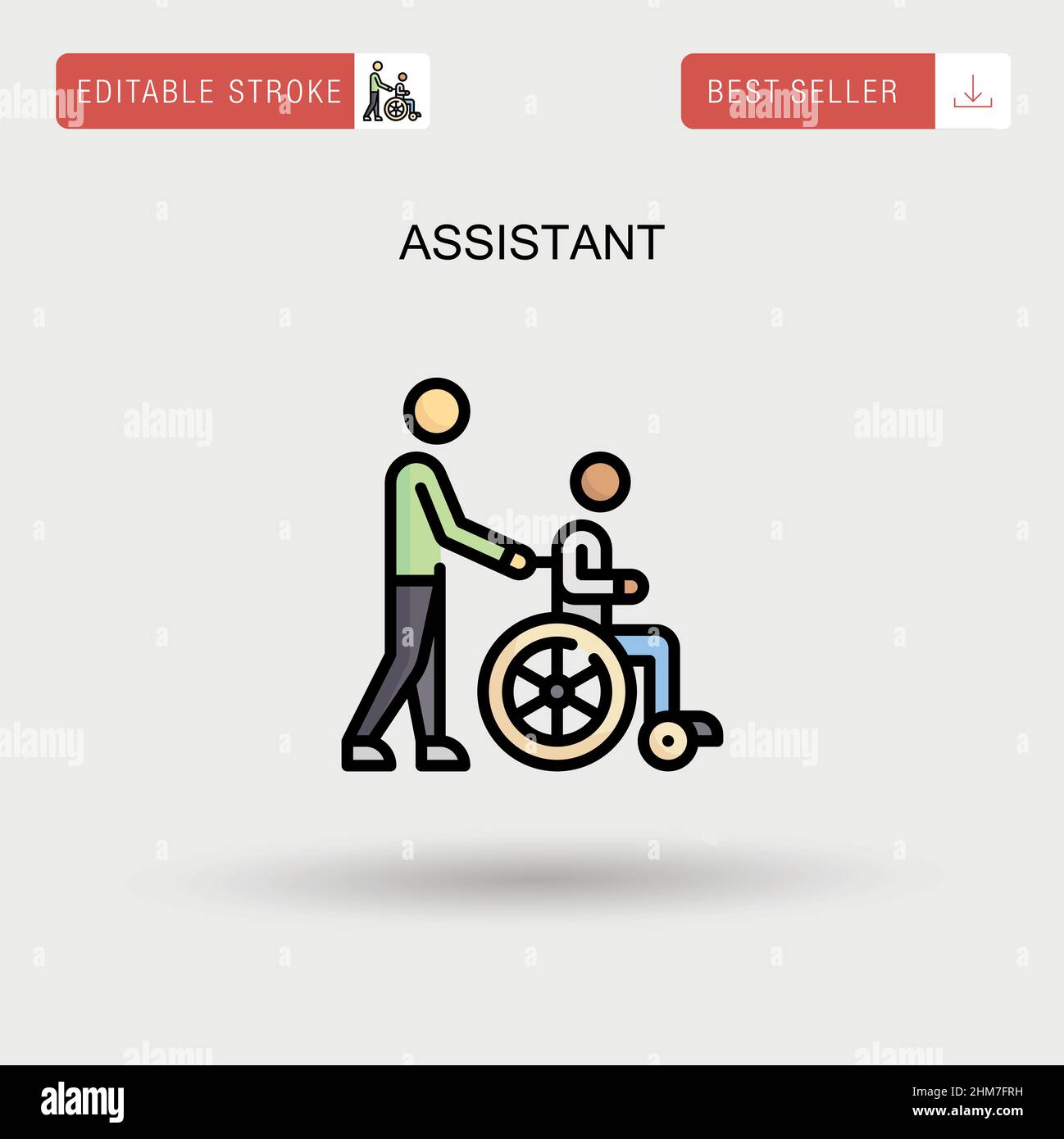 Virtual assistant icon hi-res stock photography and images - Alamy