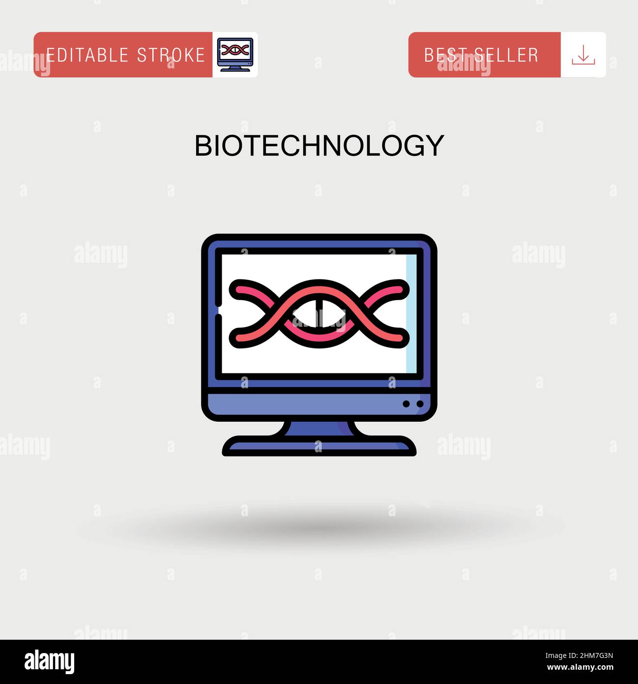 Biotechnology Simple vector icon Stock Vector Image & Art - Alamy
