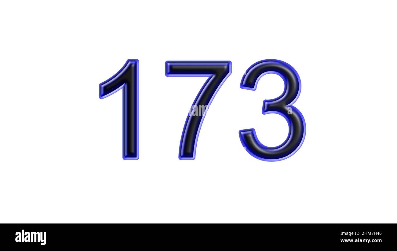 173 number Cut Out Stock Images & Pictures - Alamy