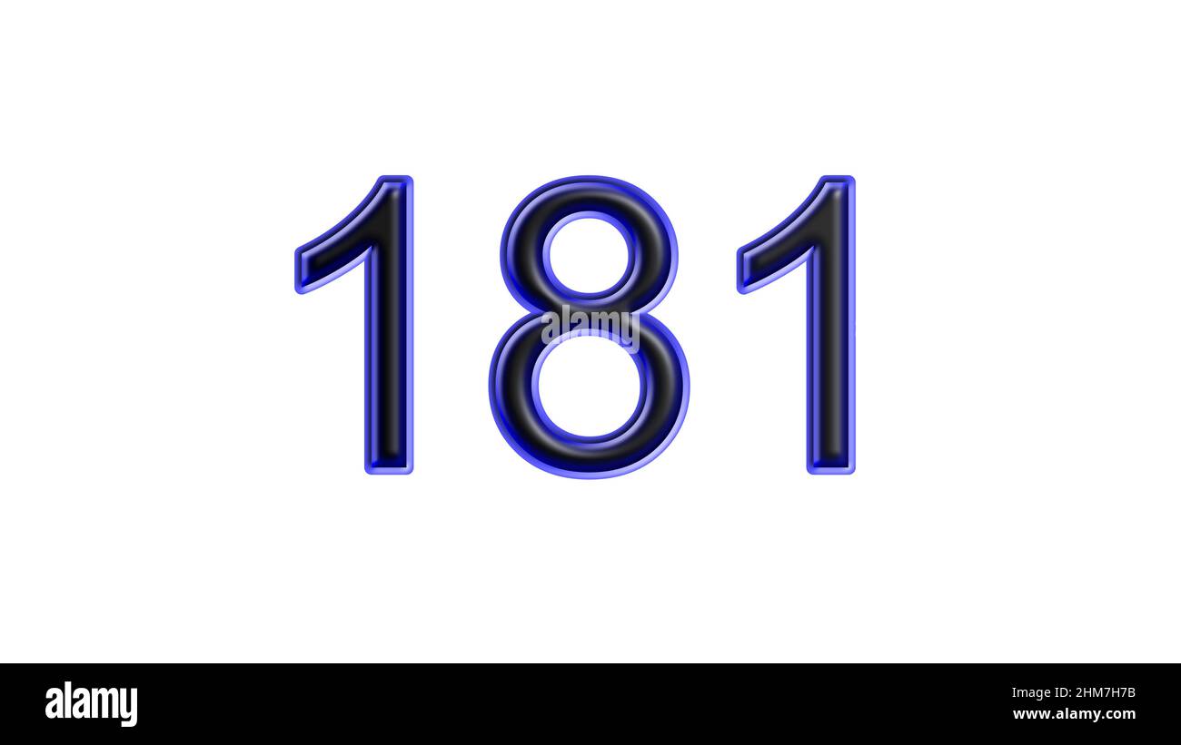 Number 181 hi-res stock photography and images - Alamy