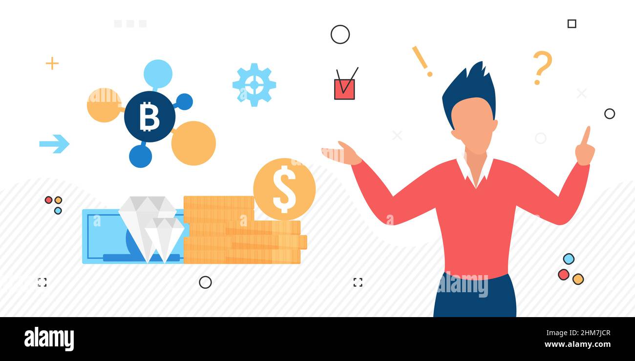 Decentralized digital cryptocurrency investment banking. Virtual ...