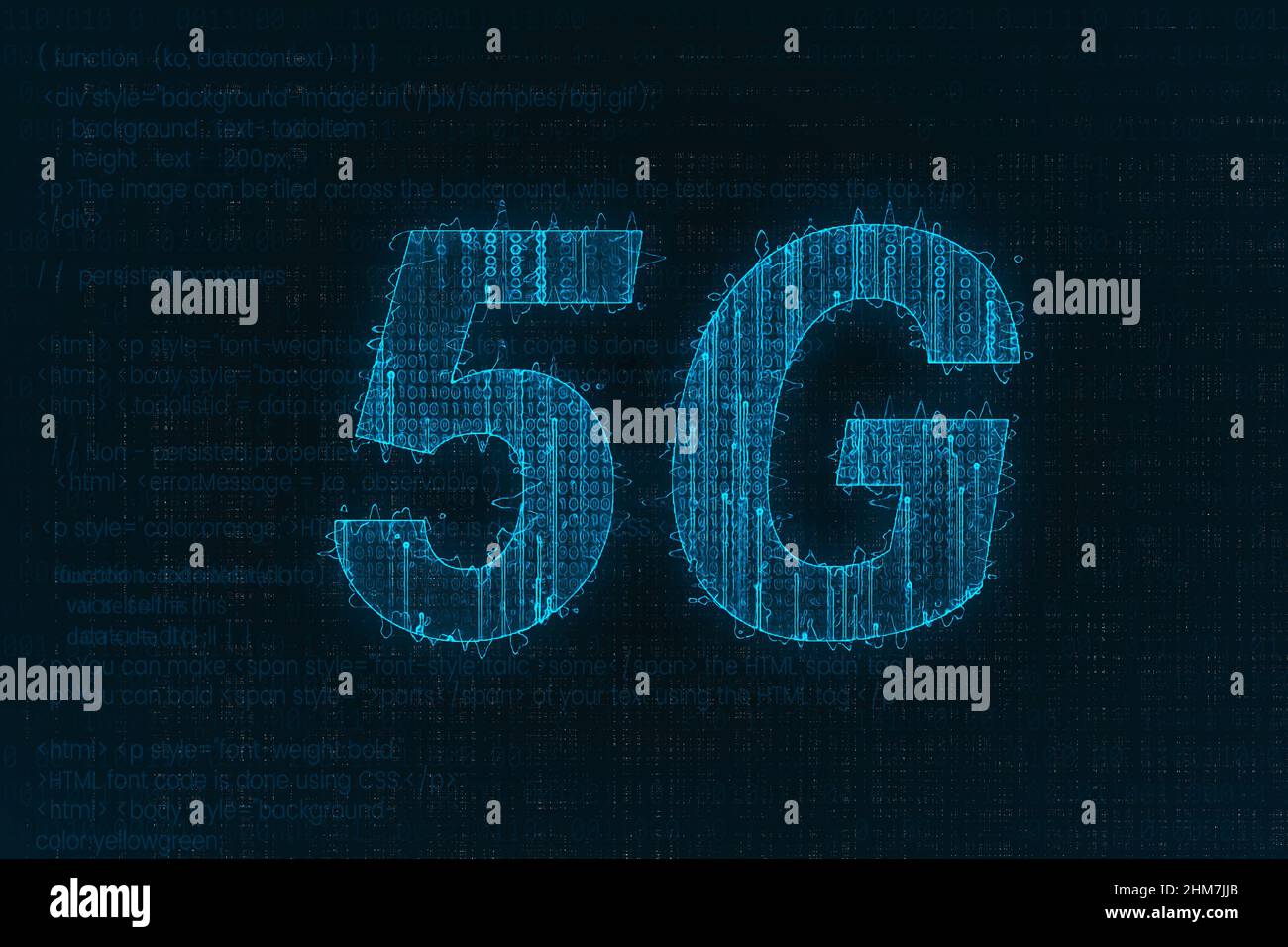 5G wireless communication technology symbol Stock Photo - Alamy