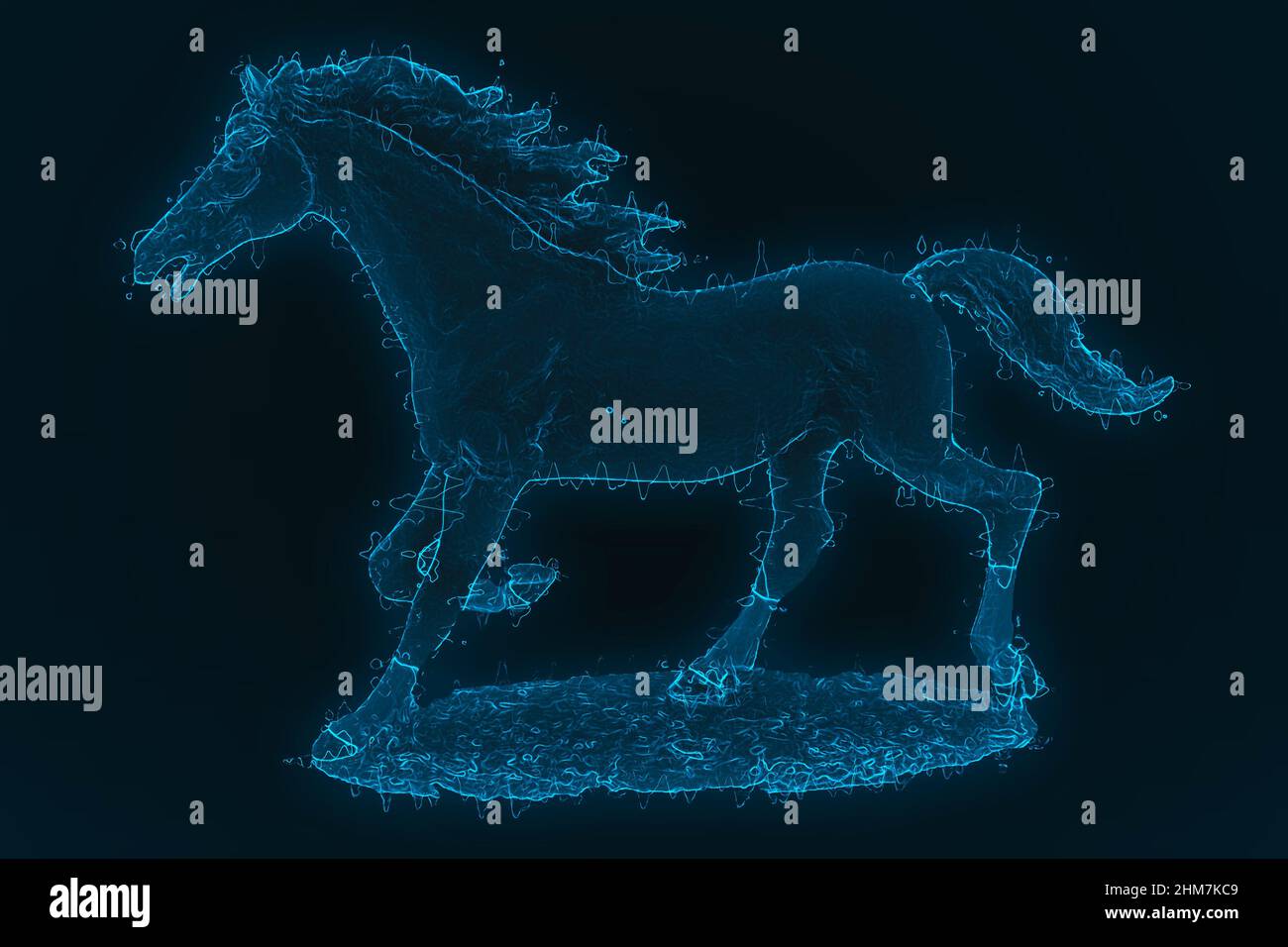 Chestnut arabian stallion running hi-res stock photography and images ...