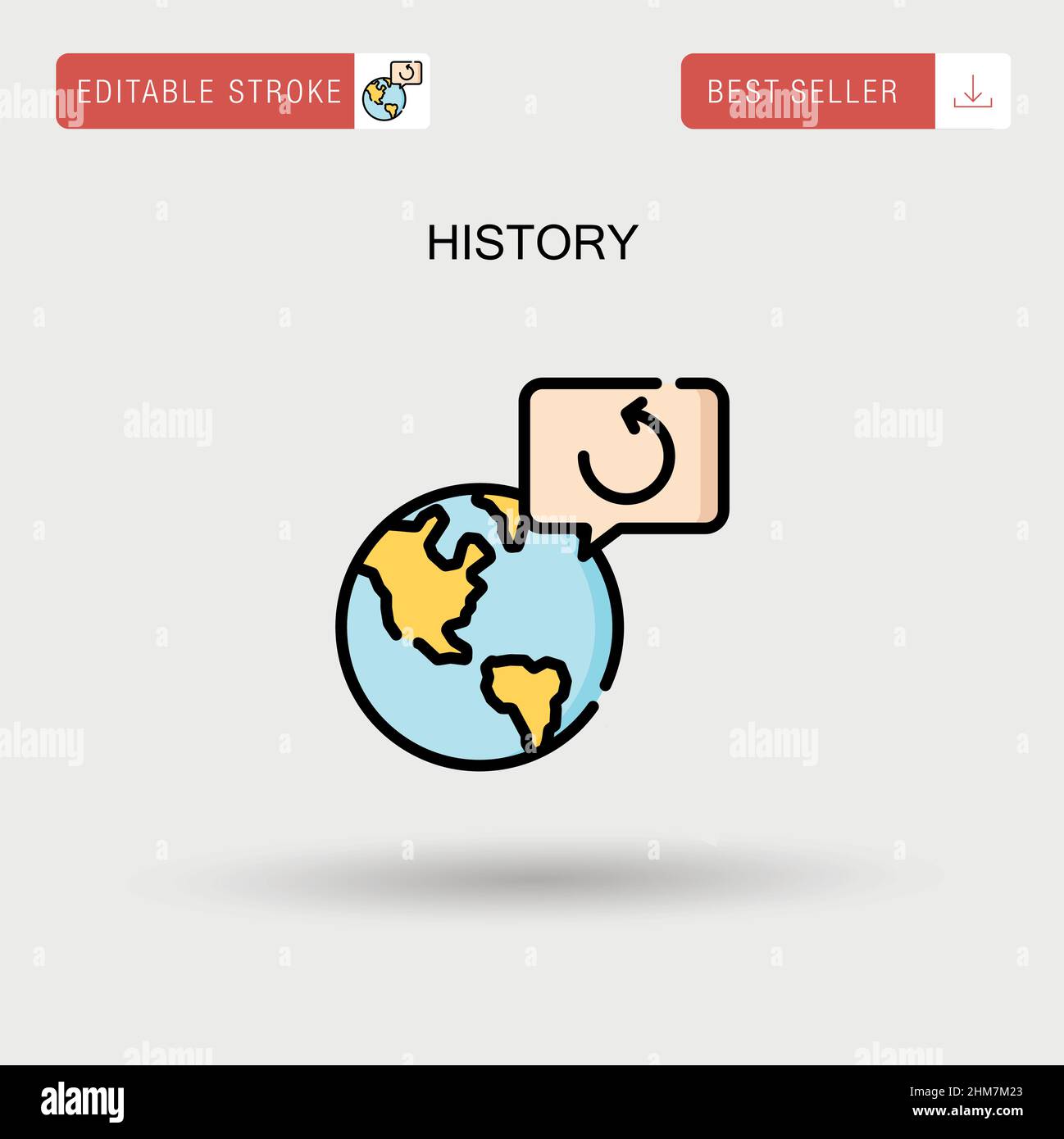 History Simple vector icon Stock Vector Image & Art - Alamy