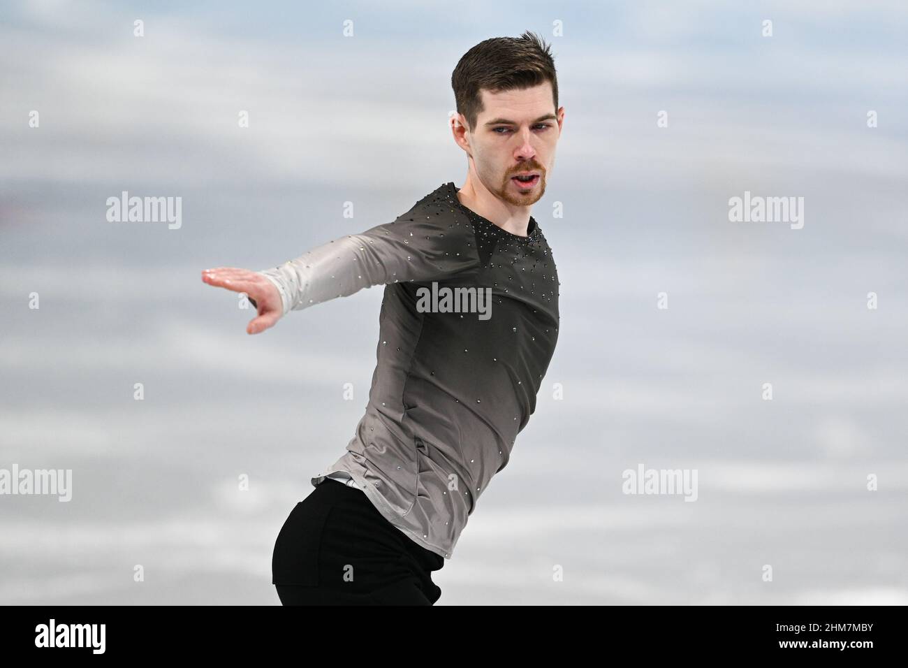 Paul Fentz (GER) FEBRUARY 4, 2022 - Figure Skating : Team Men's Short ...