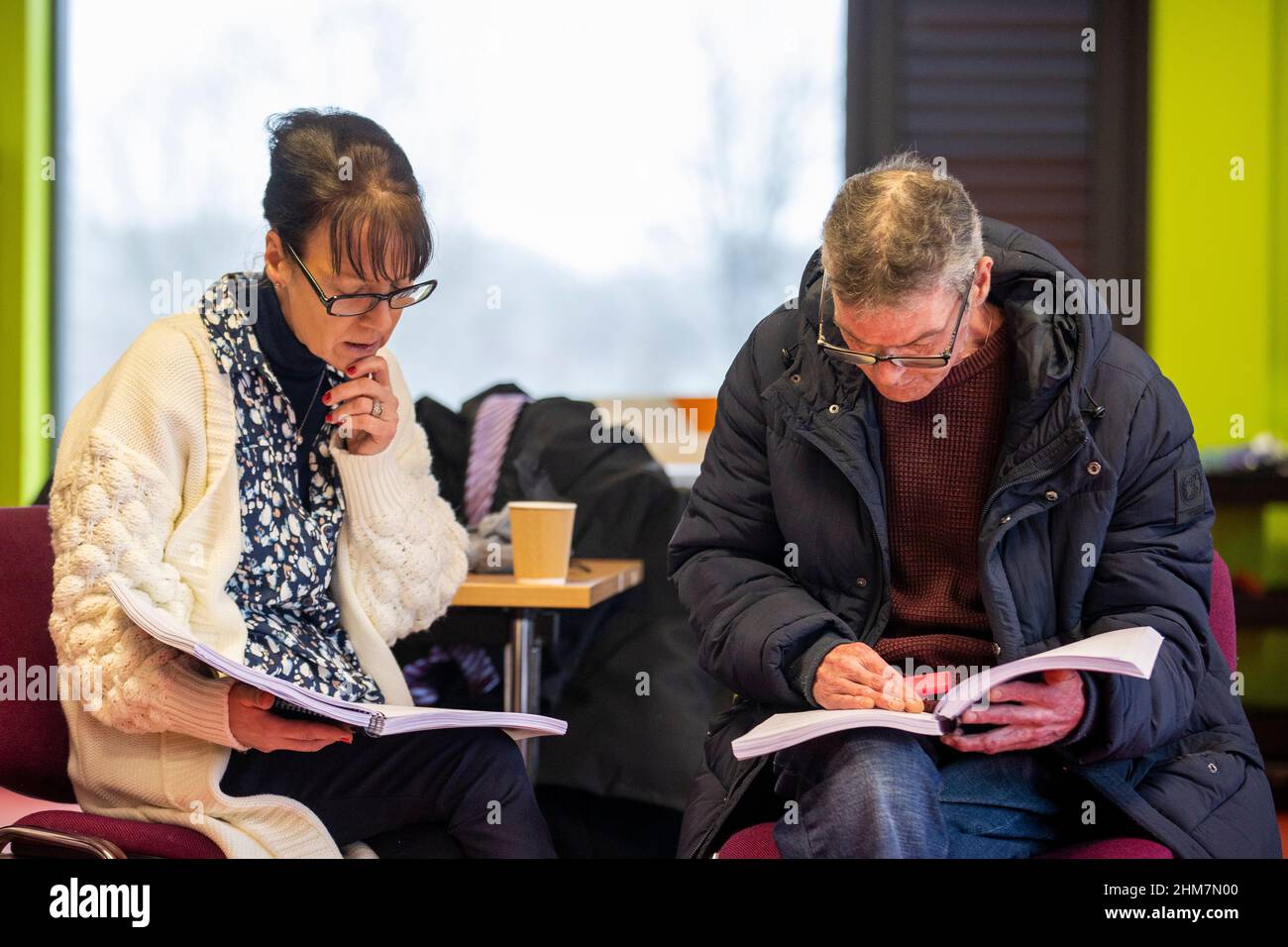 (left to right) Maria Sykes and Patrick Magee, whose brother Peter ...