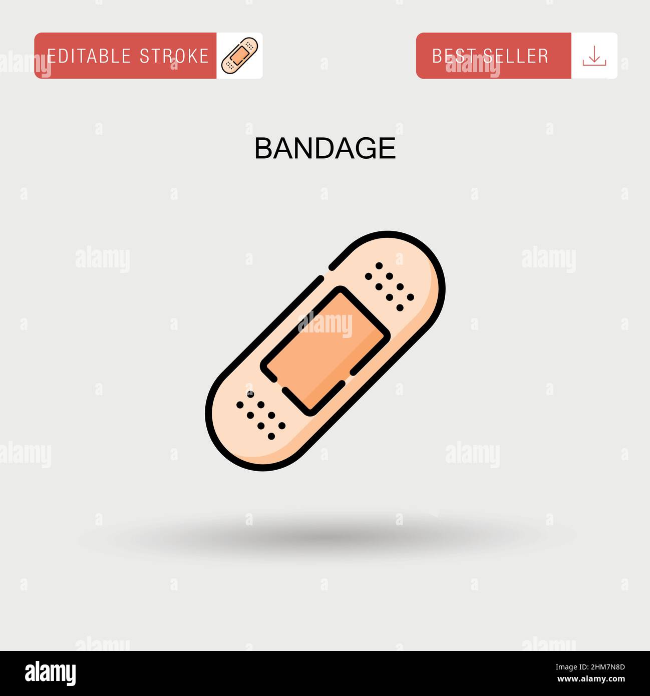 White elastic bandage background Stock Vector Images - Alamy