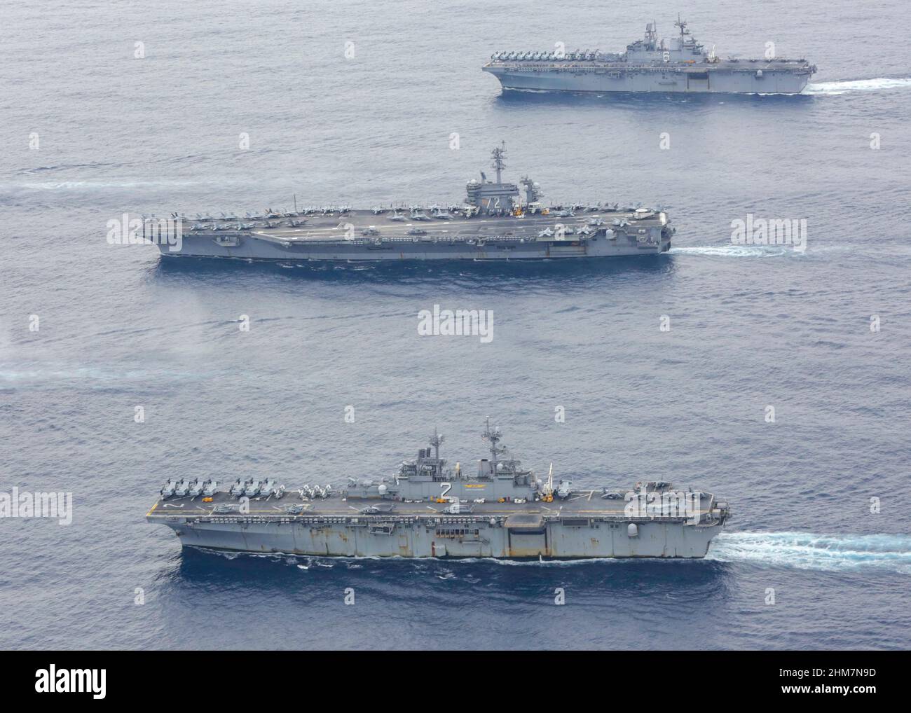 PHILIPPINE SEA (Feb. 7, 2022) The America-class amphibious assault ship ...