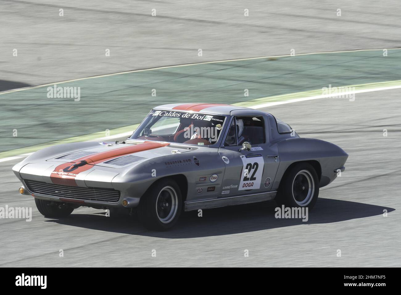 Chevrolet Corvette Stingray on asphalt racing track Stock Photo - Alamy