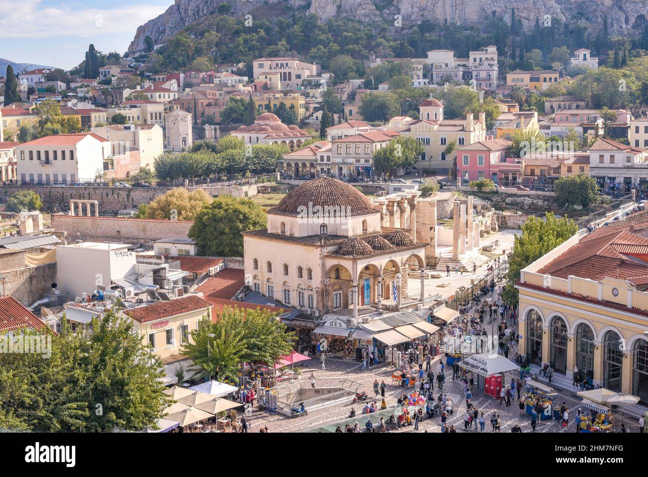Urban scenery of the city of Athens in Greece Stock Photo - Alamy