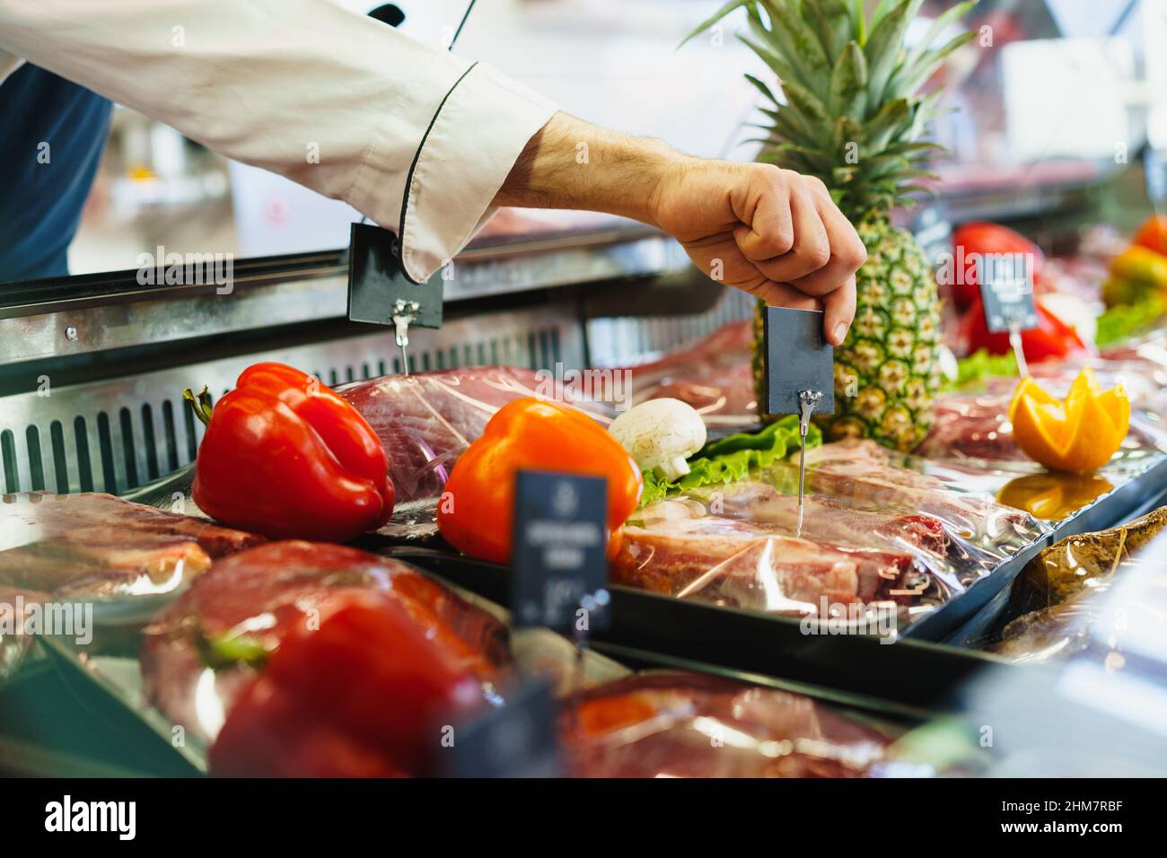 Meat case counter hi-res stock photography and images - Alamy