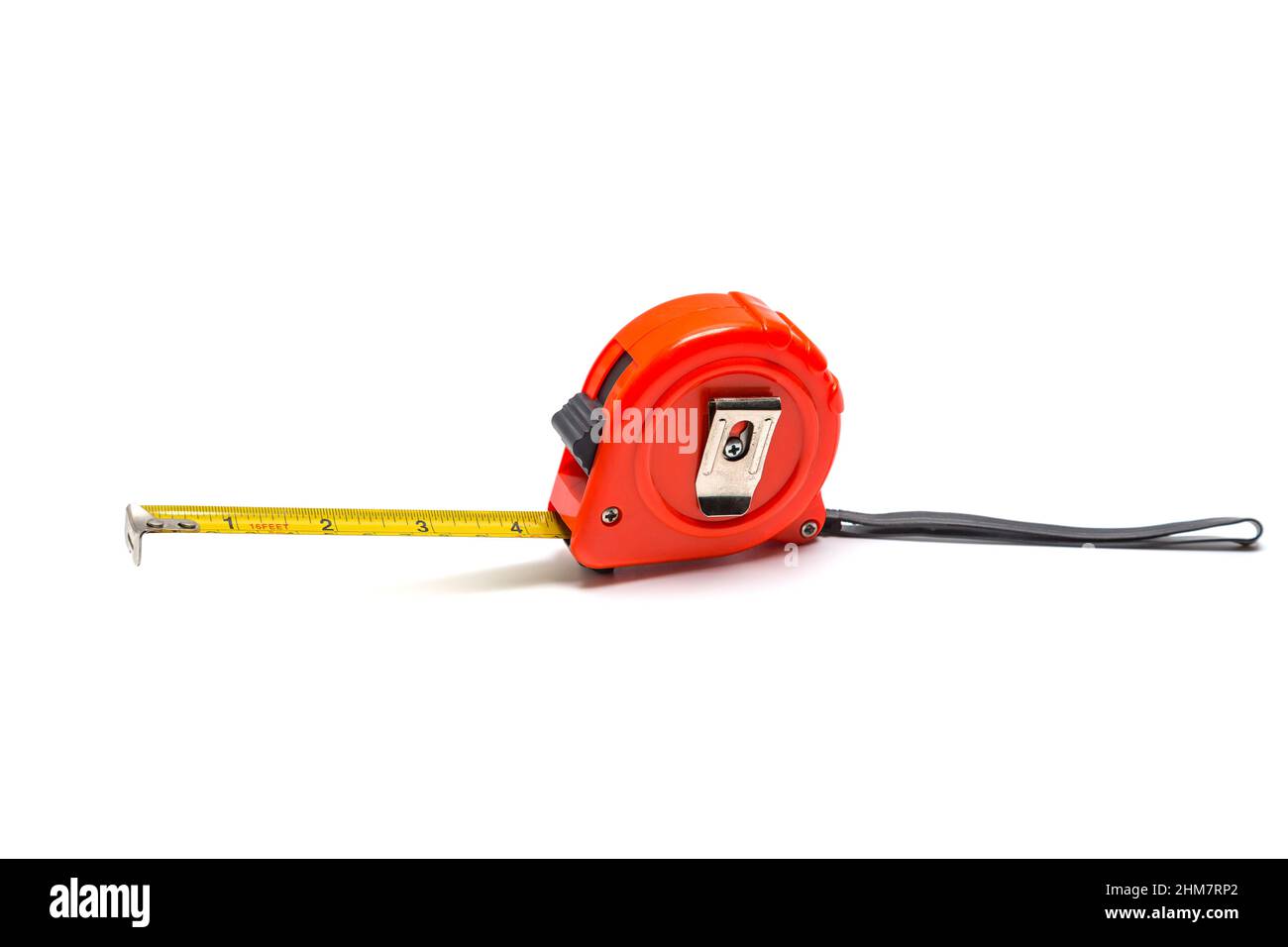 Tape measure isolated on white background Stock Photo - Alamy