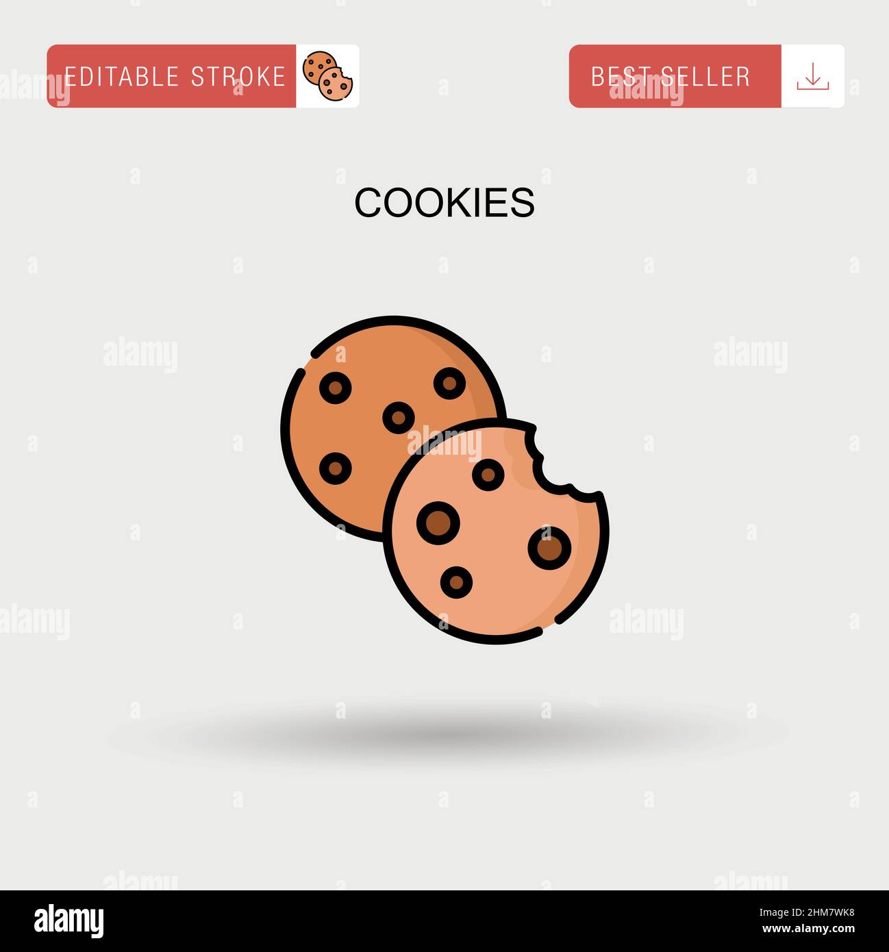 Biscuits cookies treat homemade Stock Vector Images - Alamy