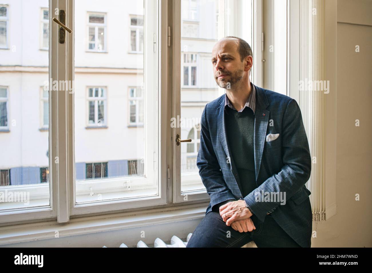 Brno, Czech Republic. 07th Feb, 2022. Petr Michalek, new Rector of the ...