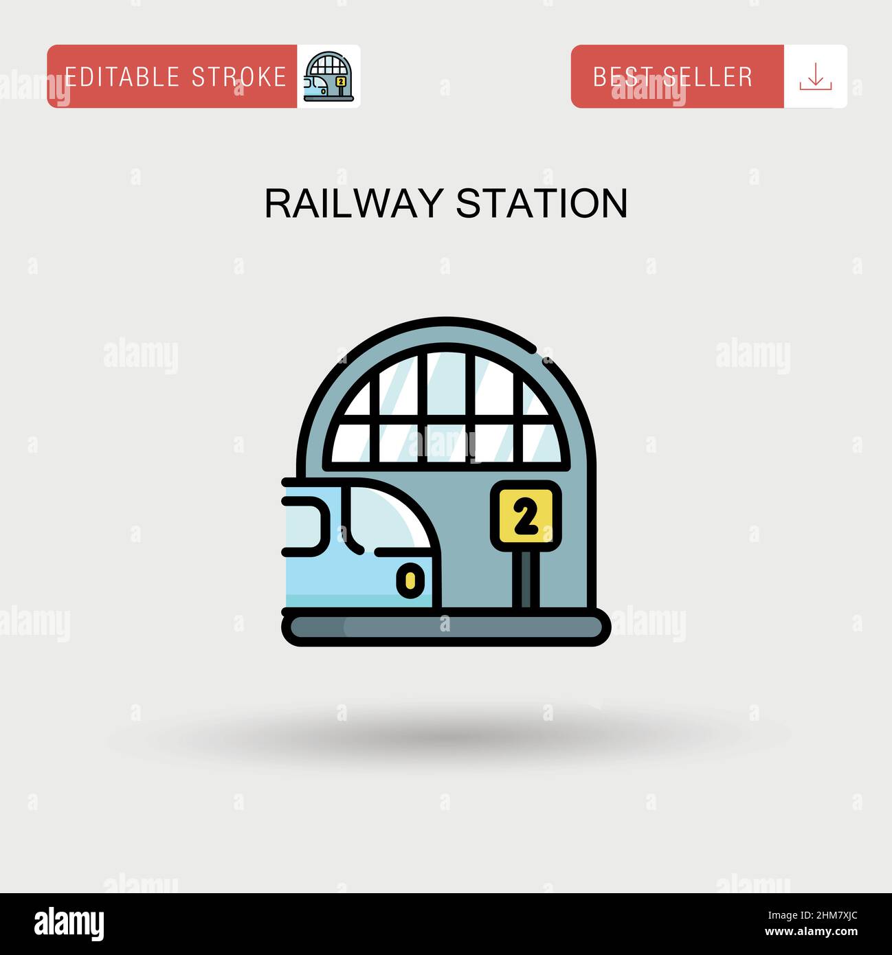 At the central station Stock Vector Images - Alamy