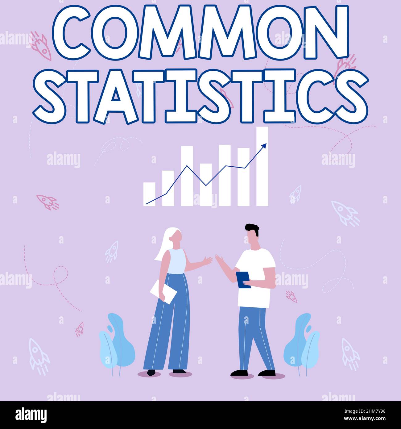 Text sign showing Common Statistics. Business overview used to ...