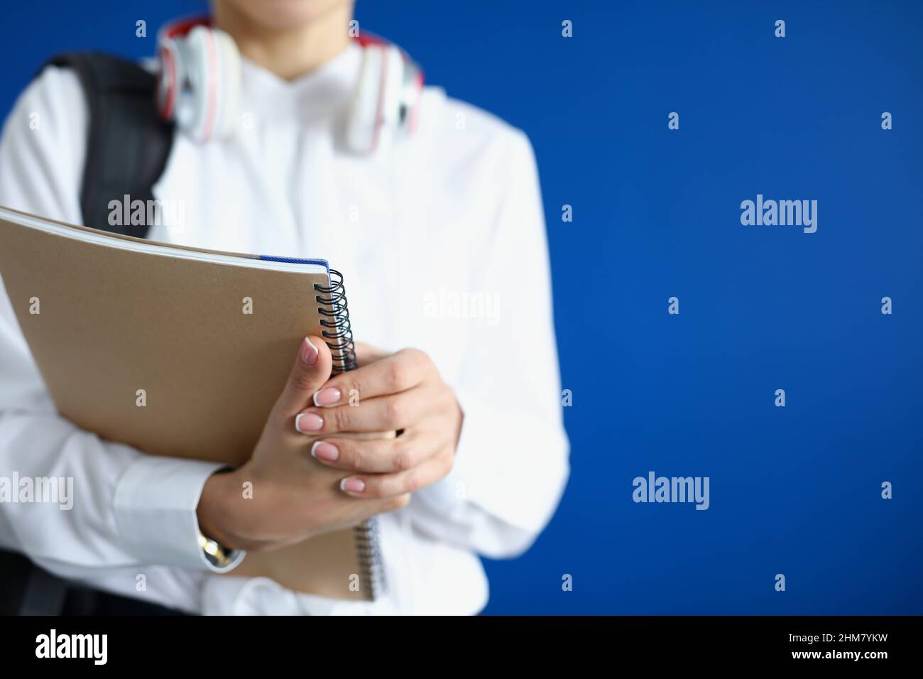Student loaded with books hi-res stock photography and images - Alamy