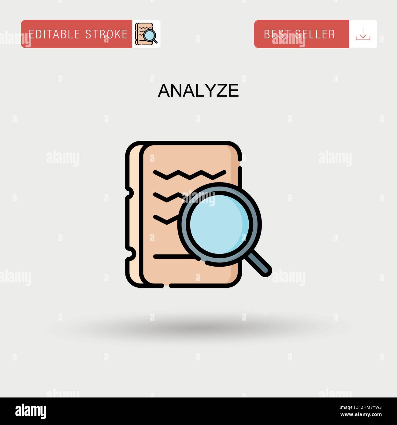 Analyze chart information management strategy Stock Vector Images - Alamy