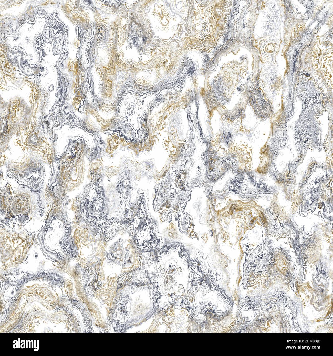 White tonal marbled seamless texture. Irregular pale ink blotch paint ...
