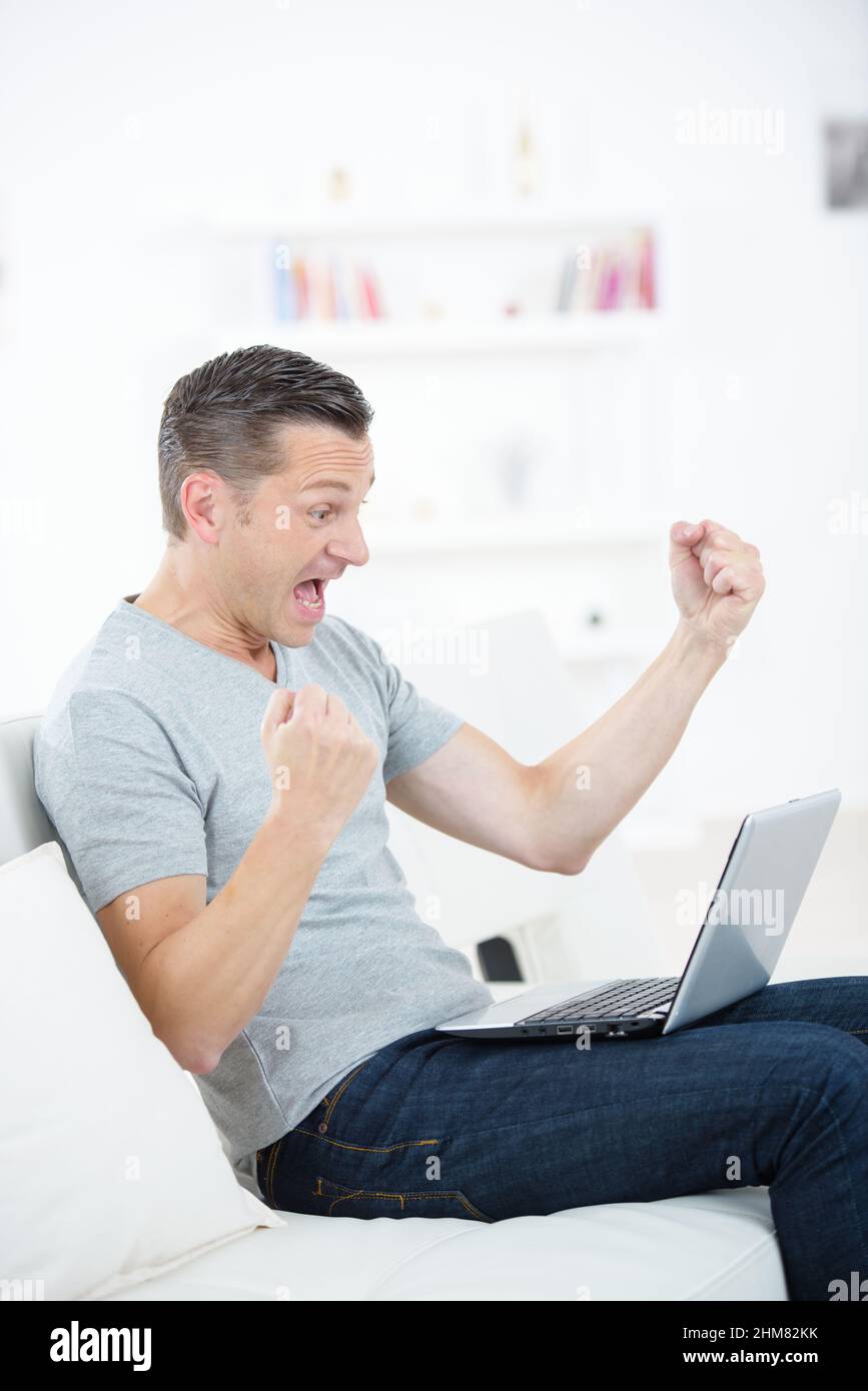 Exaggerating hi-res stock photography and images - Alamy