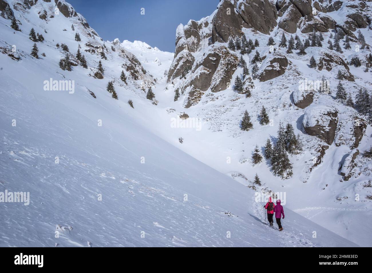 Ciucas mountains in winter hi-res stock photography and images - Alamy