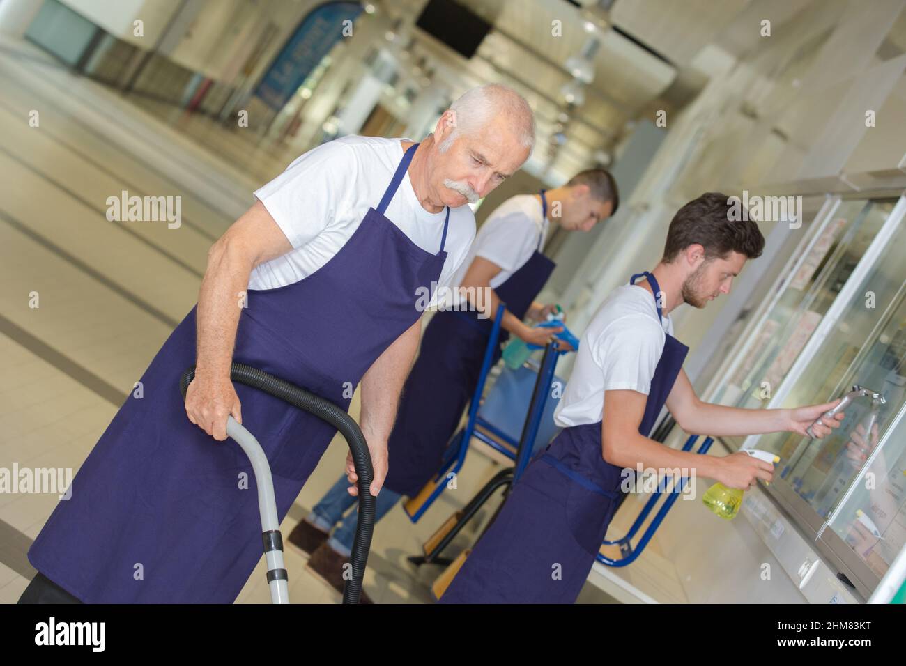 Cleaning trolley office hi-res stock photography and images - Alamy
