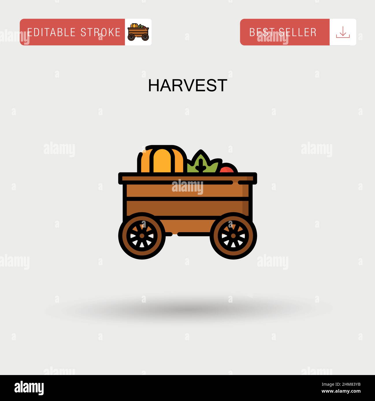 Combine harvester field icon hi-res stock photography and images - Alamy