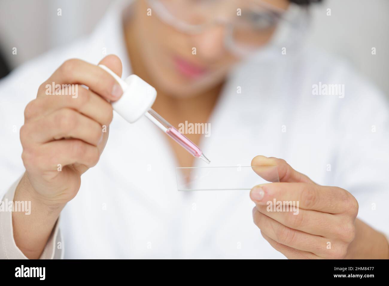 doctor or scientist working in biotech experiment laboratory Stock ...