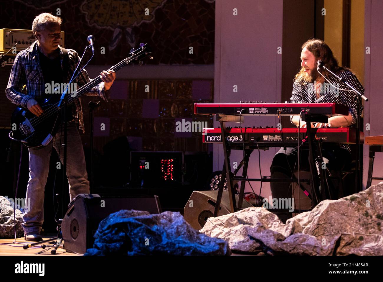 Barcelona, Spain. 2022.02.04. Morgan band perform on stage at Palau de ...