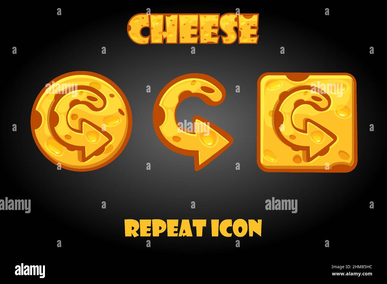 Cartoon character cheese arrow hi-res stock photography and images - Alamy