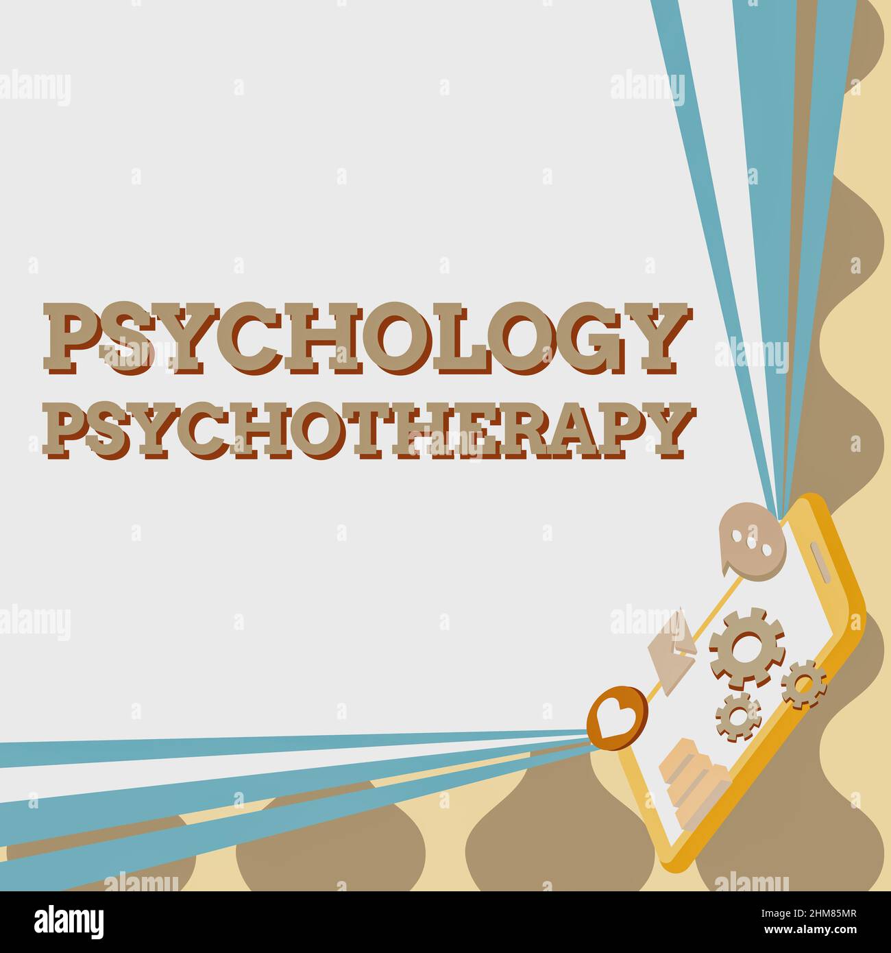 Handwriting text Psychology Psychotherapy. Business idea treatment of ...