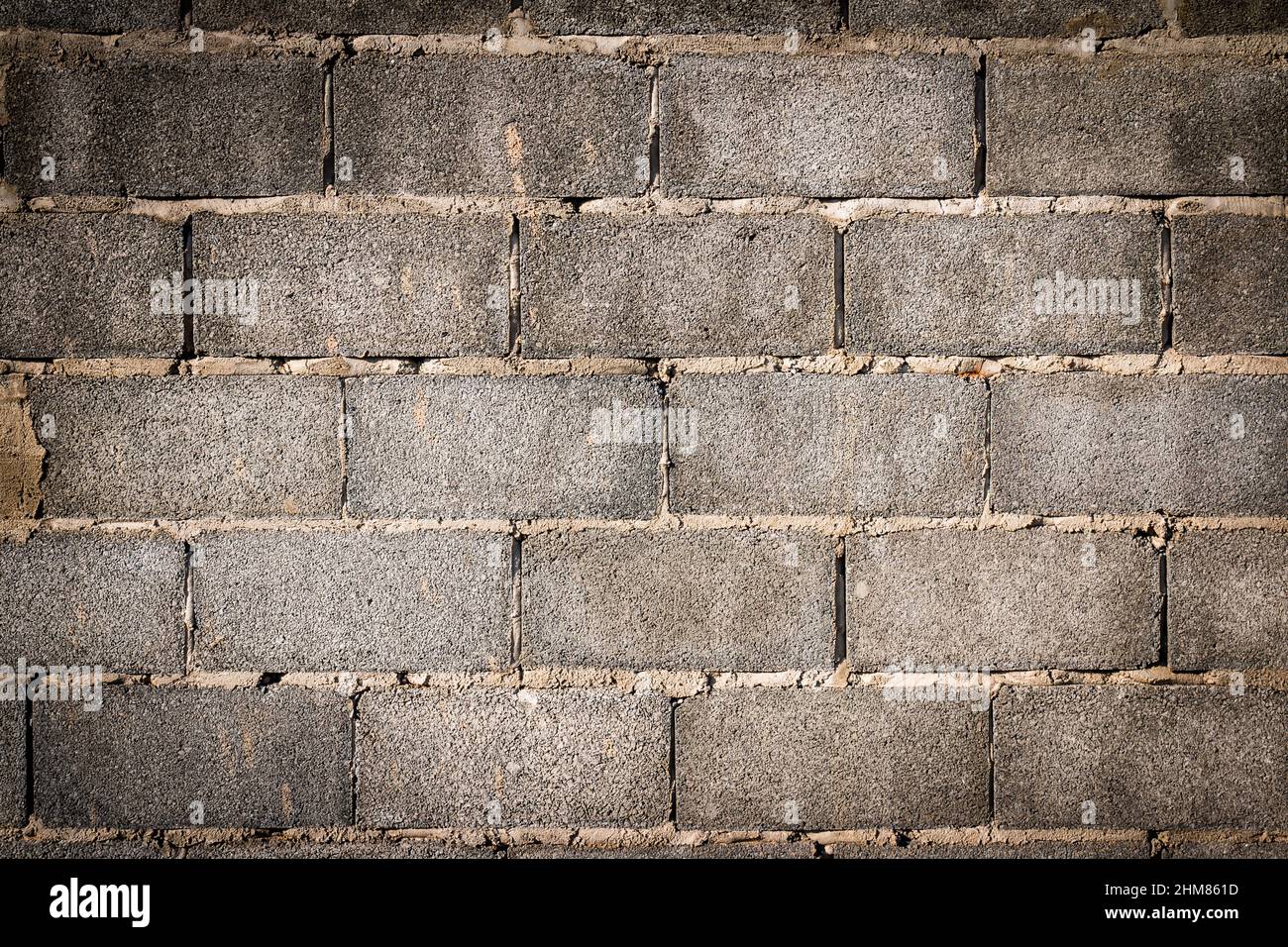 Old Gray concrete construction blocks background Stock Photo - Alamy