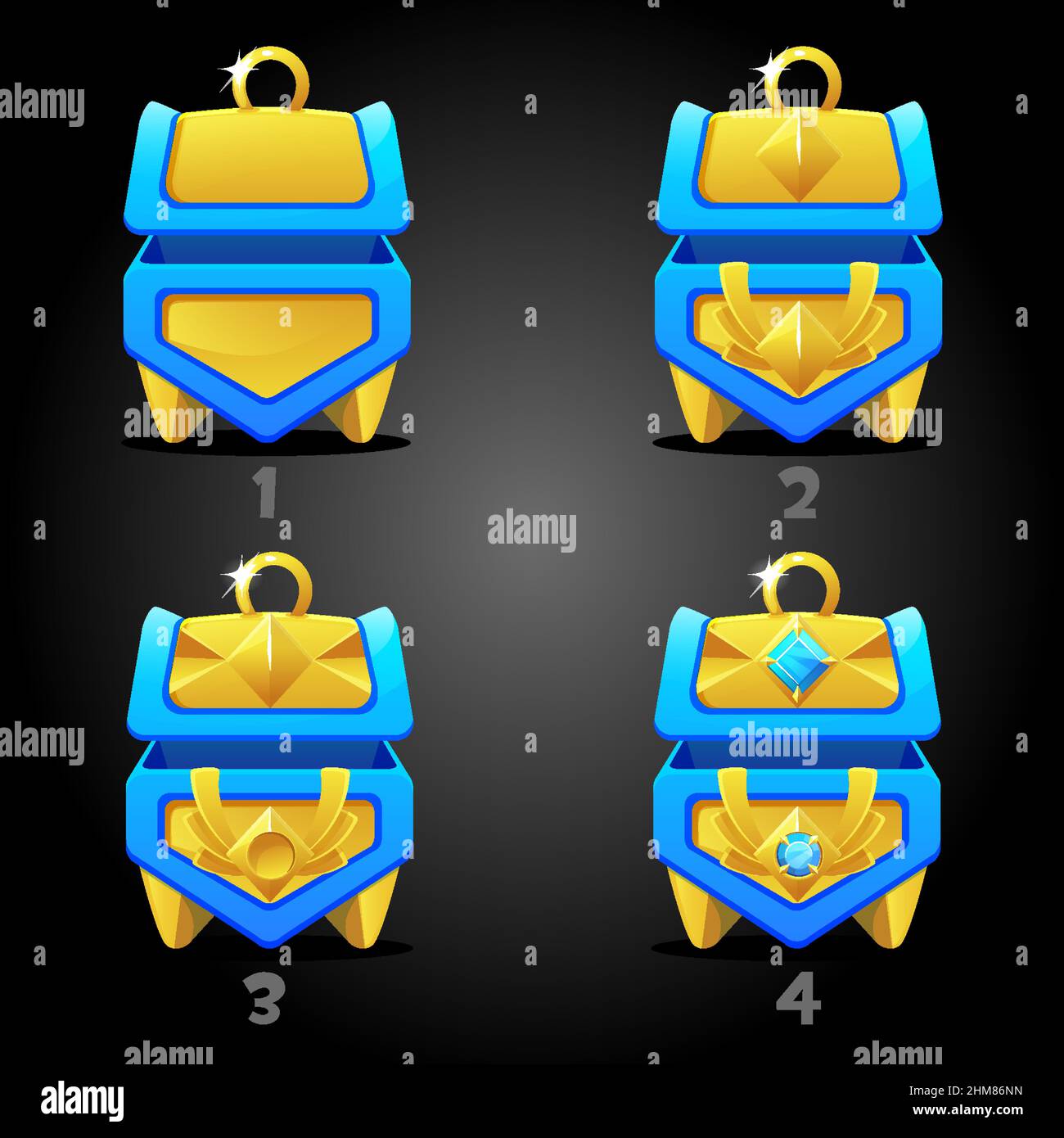 Magic game assets set Stock Vector Images - Alamy