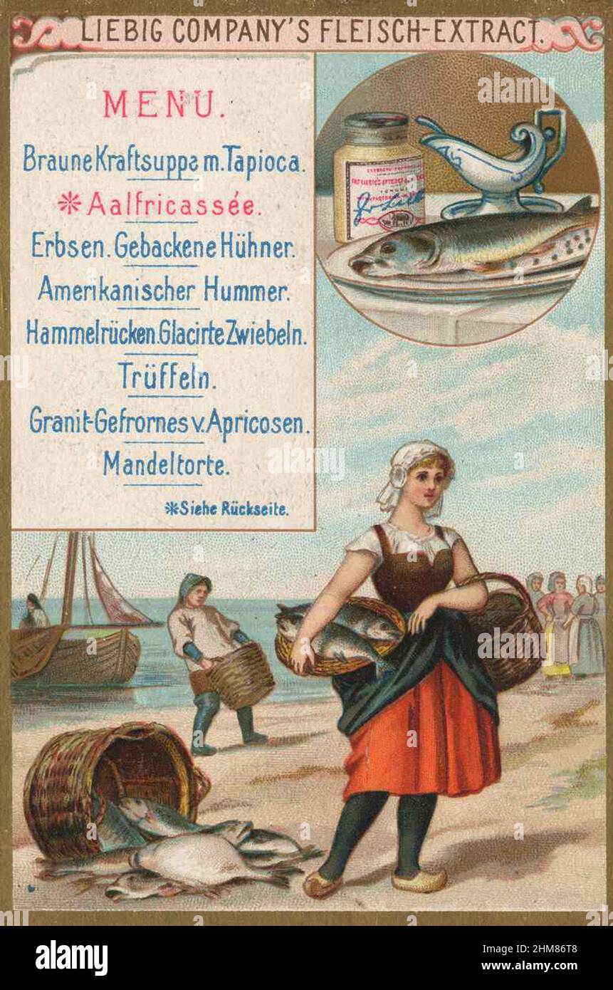 Bilderserie Menü, mit Aal / Image series menu, with eel, digital ...