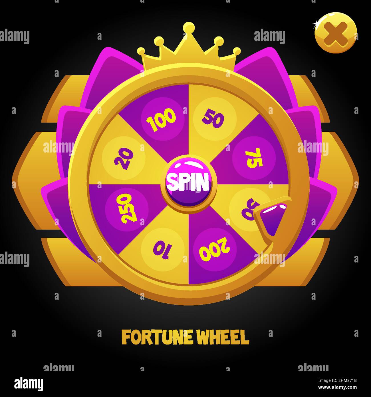 Wheel fortune circle cartoon Stock Vector Images - Alamy