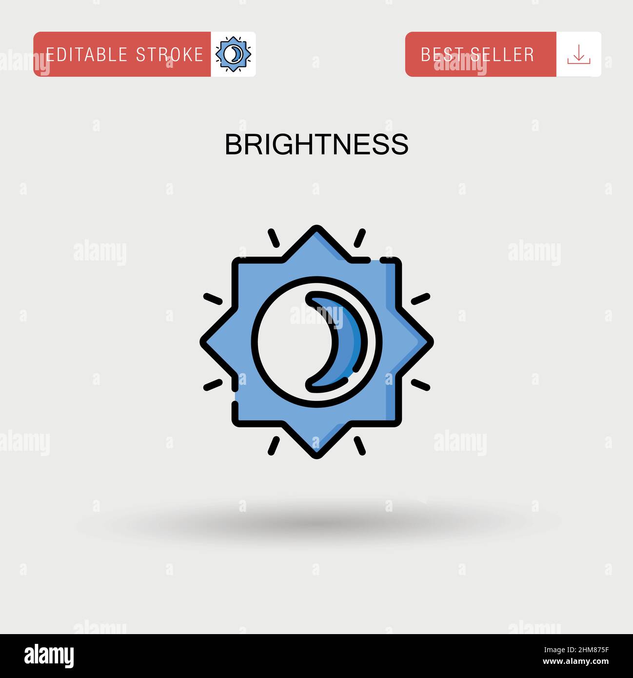 Brightness of color Stock Vector Images - Alamy