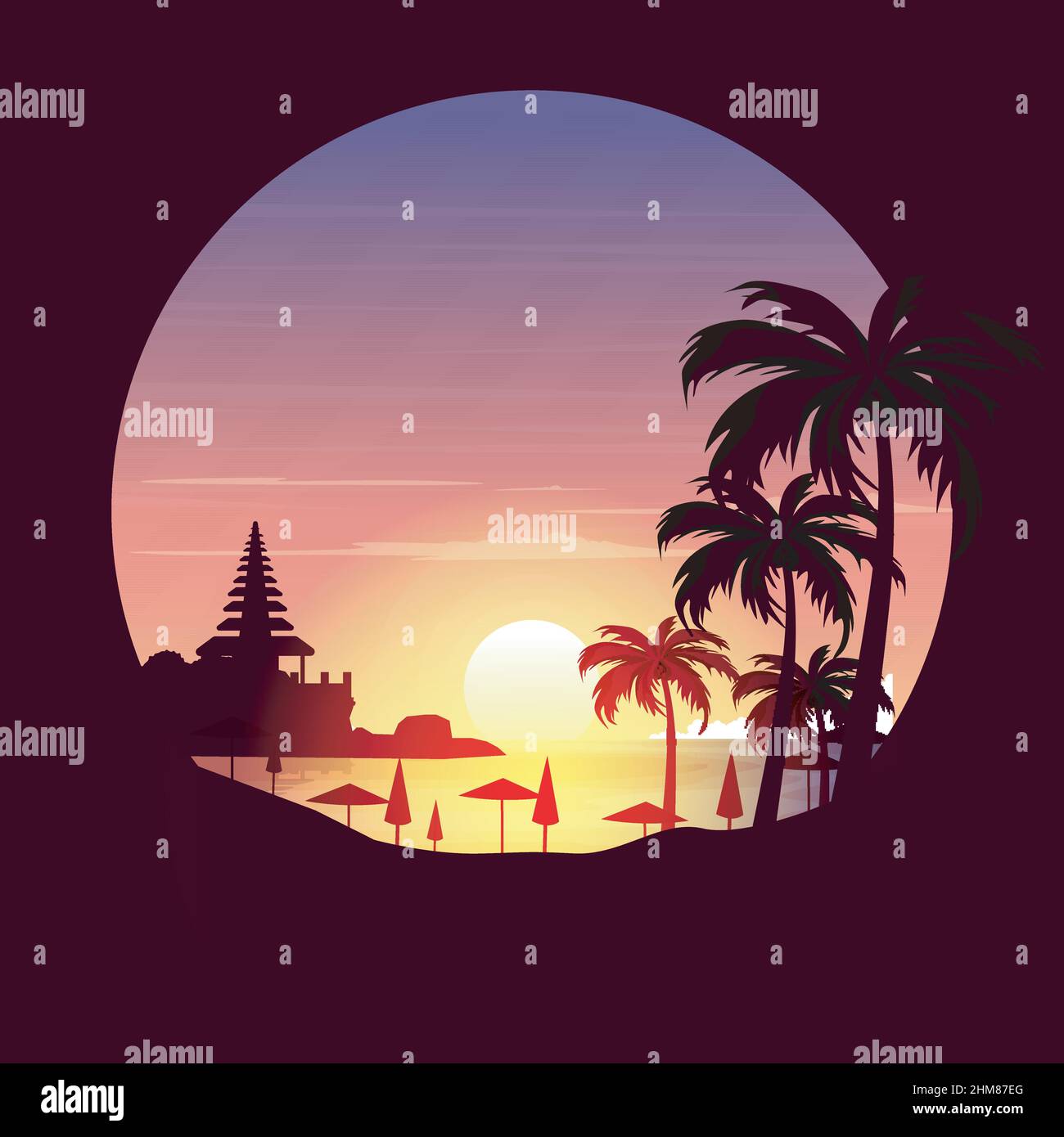 Bali Island Stock Vector Images - Alamy