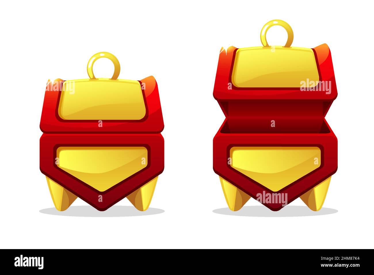 Closed chests illustration hi-res stock photography and images - Alamy