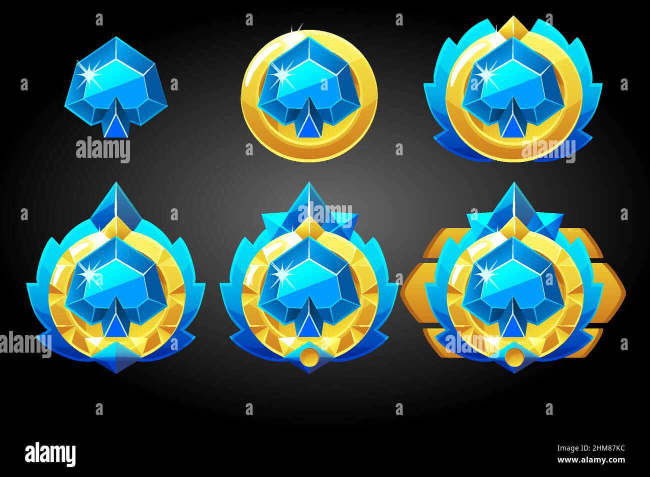 Vector playing cards symbol award spades icon Stock Vector Image & Art ...