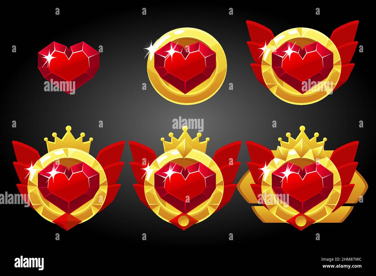 Vector playing cards symbol red heart icon Stock Vector Image & Art - Alamy