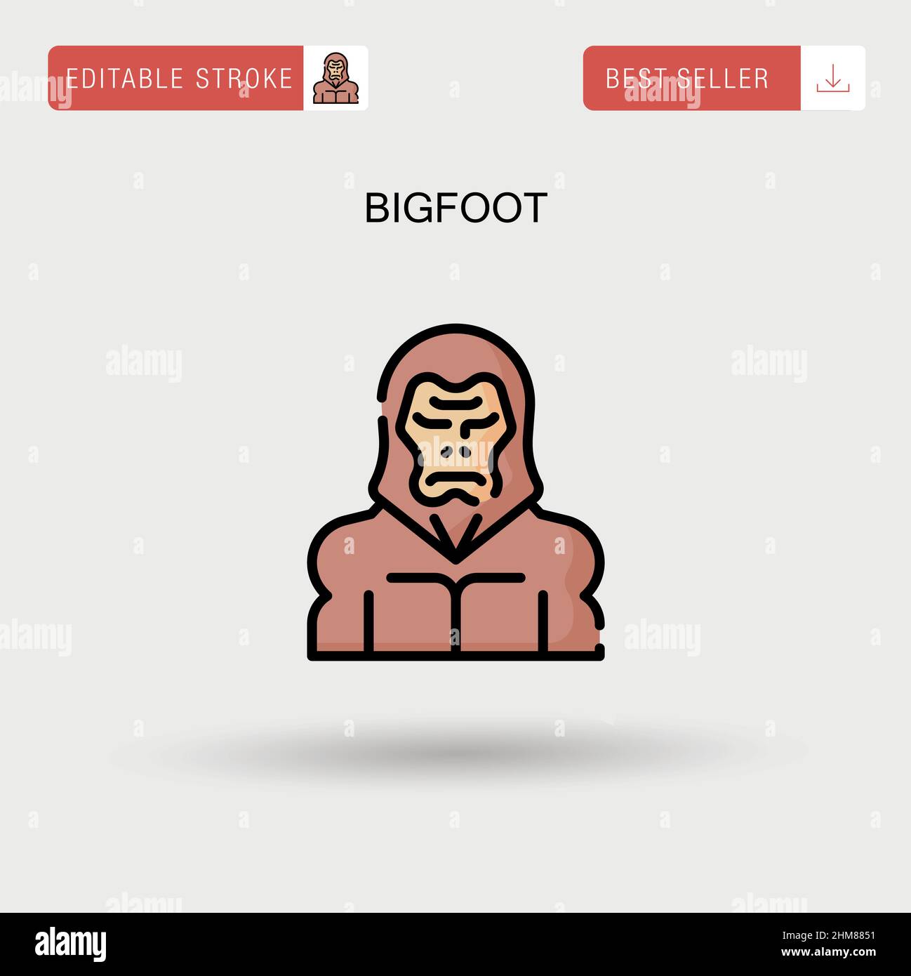 Sasquatch print Stock Vector Images - Alamy