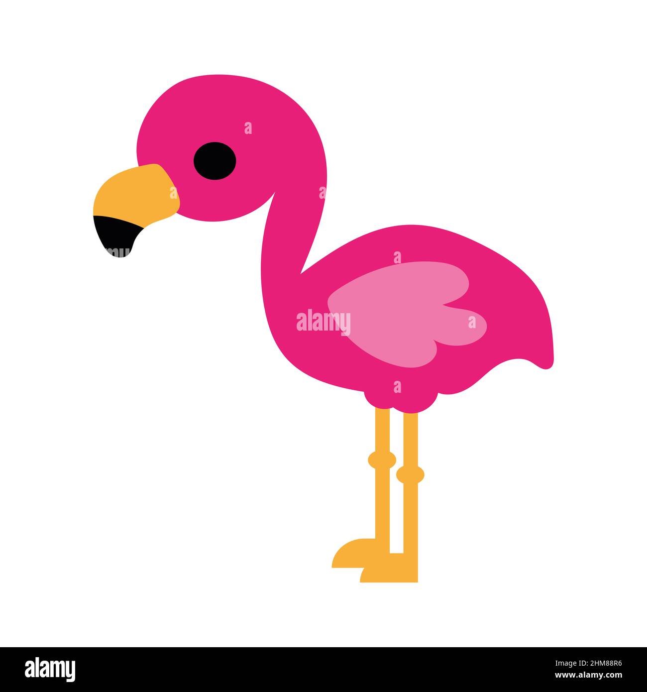 Flamingo clip art hi-res stock photography and images - Alamy