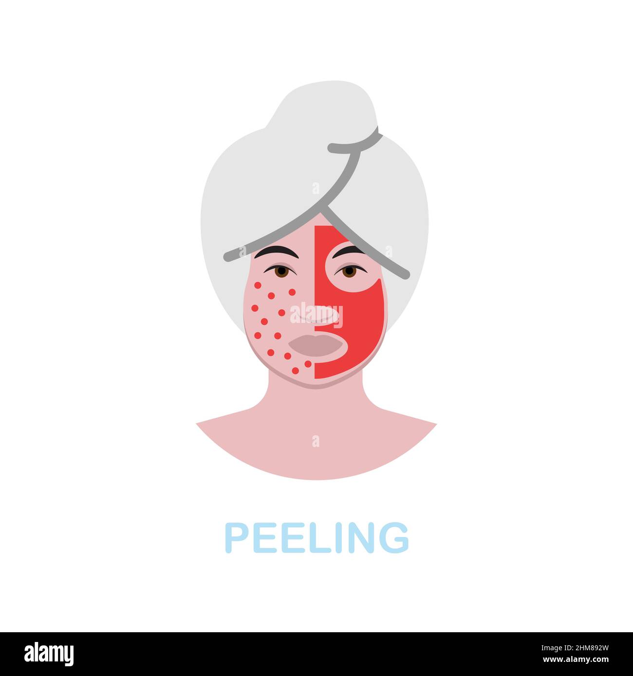 Facial peel Stock Vector Images - Alamy